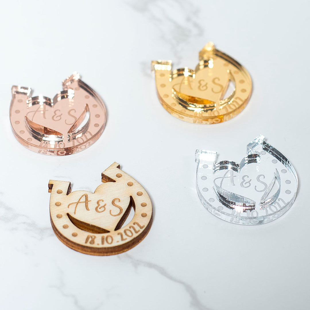 Horseshoe Wedding Table Scatter Confetti Favour Decorations – Weddings ...